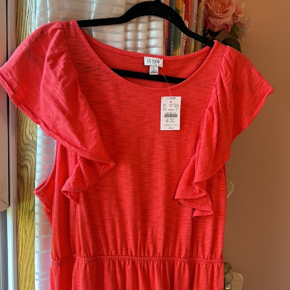 J. Crew | Dresses | Poppy Orange Coral Dress | Poshmark